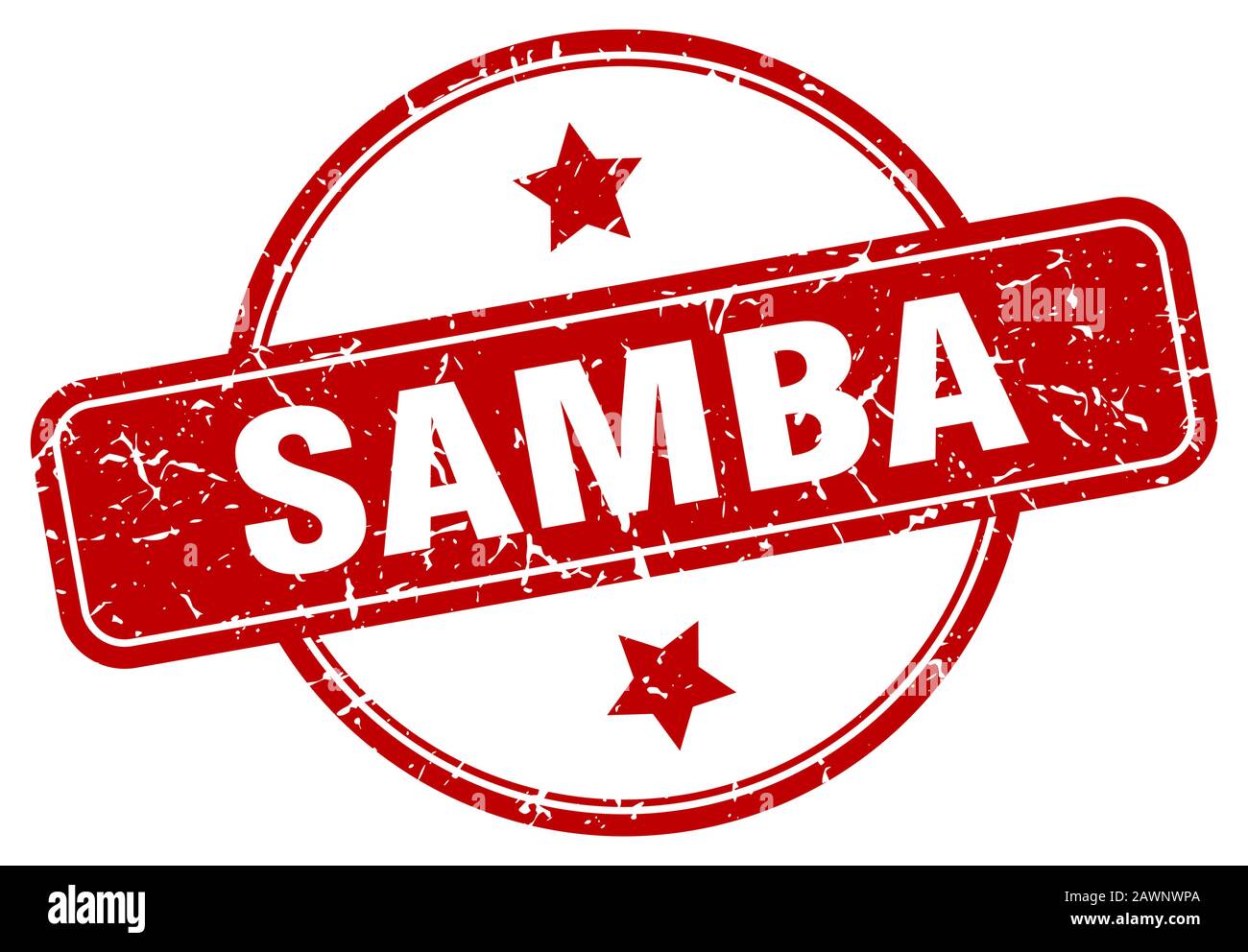 samba stamp. samba round vintage grunge sign. samba Stock Vector Image ...