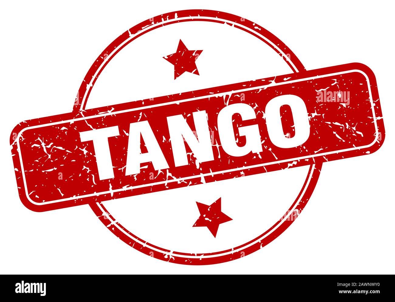 tango stamp. tango round vintage grunge sign. tango Stock Vector Image ...