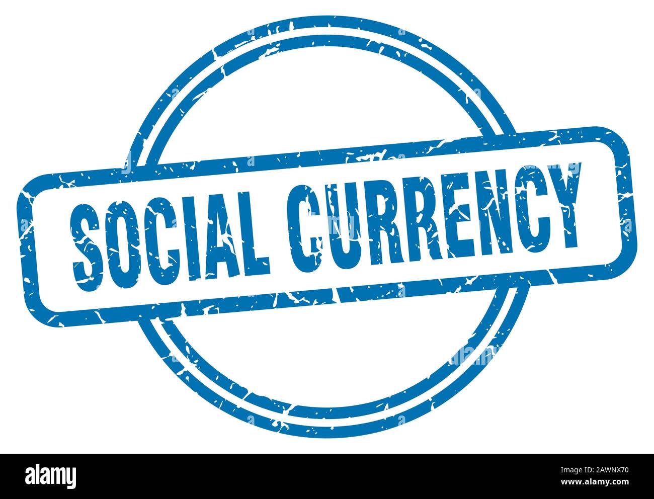 social currency stamp. social currency round vintage grunge sign ...