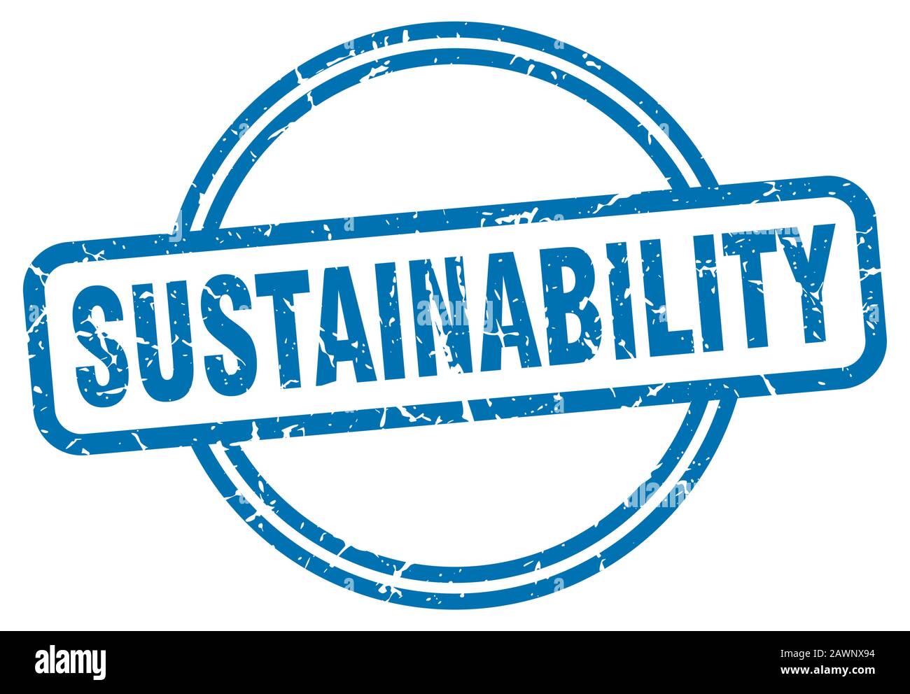sustainability stamp. sustainability round vintage grunge sign ...