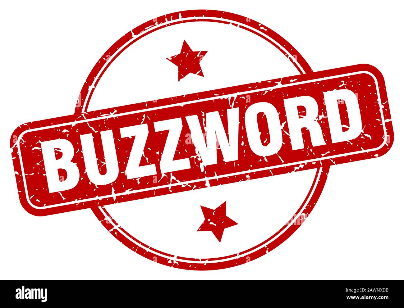 buzzword stamp. buzzword round vintage grunge sign. buzzword Stock ...