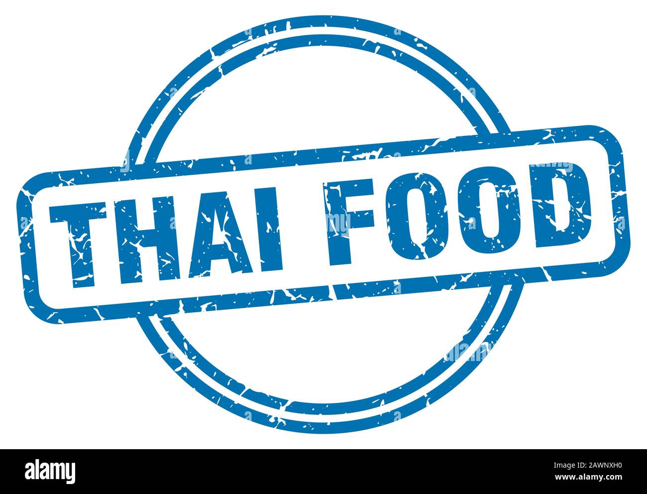 thai food stamp. thai food round vintage grunge sign. thai food Stock ...