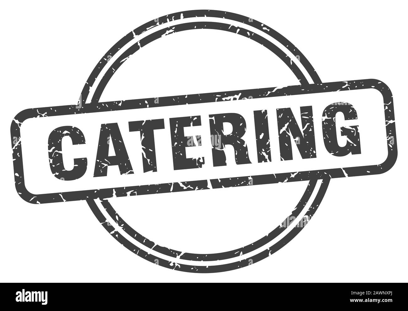 catering stamp. catering round vintage grunge sign. catering Stock ...