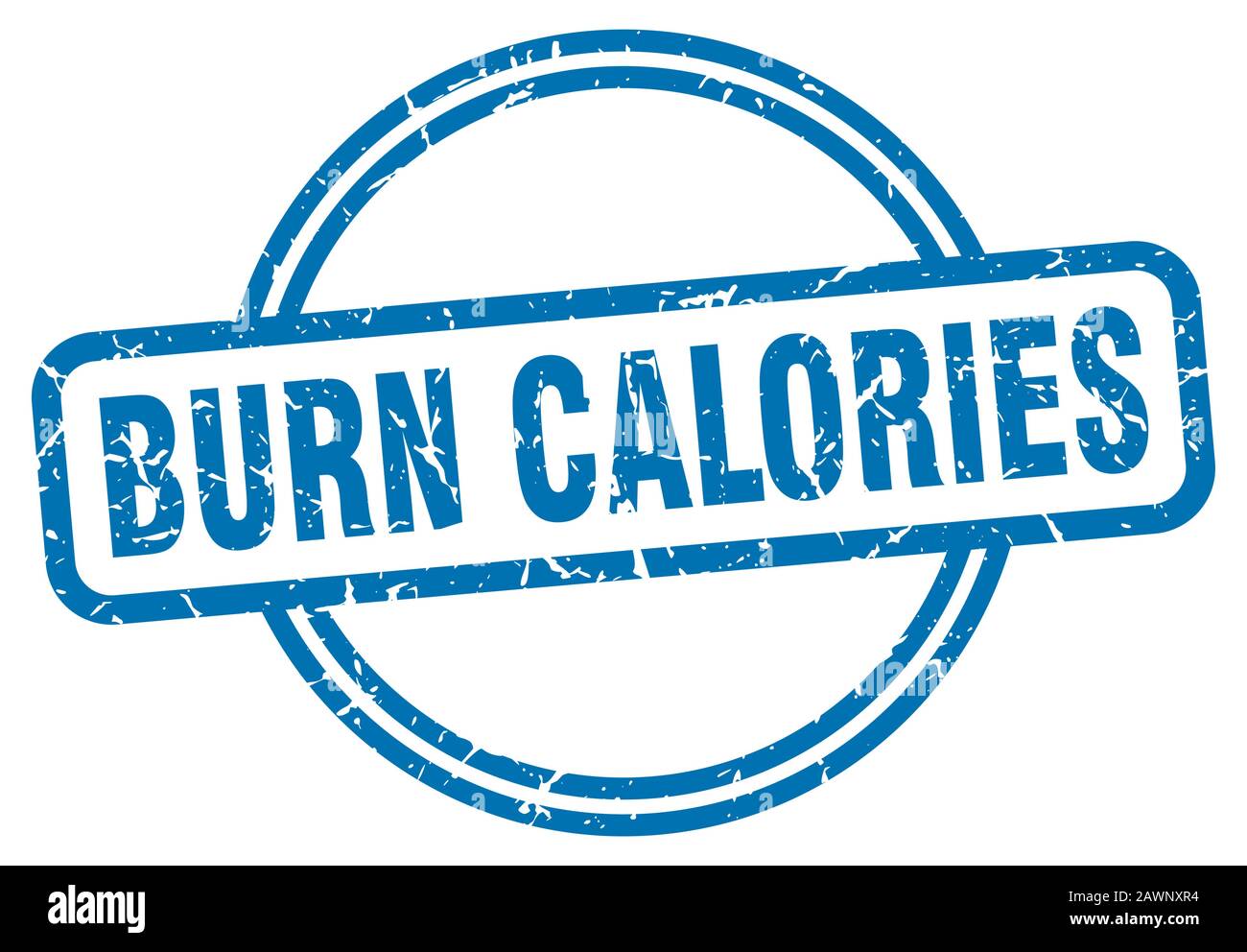 Burn calories stamp hi-res stock photography and images - Alamy
