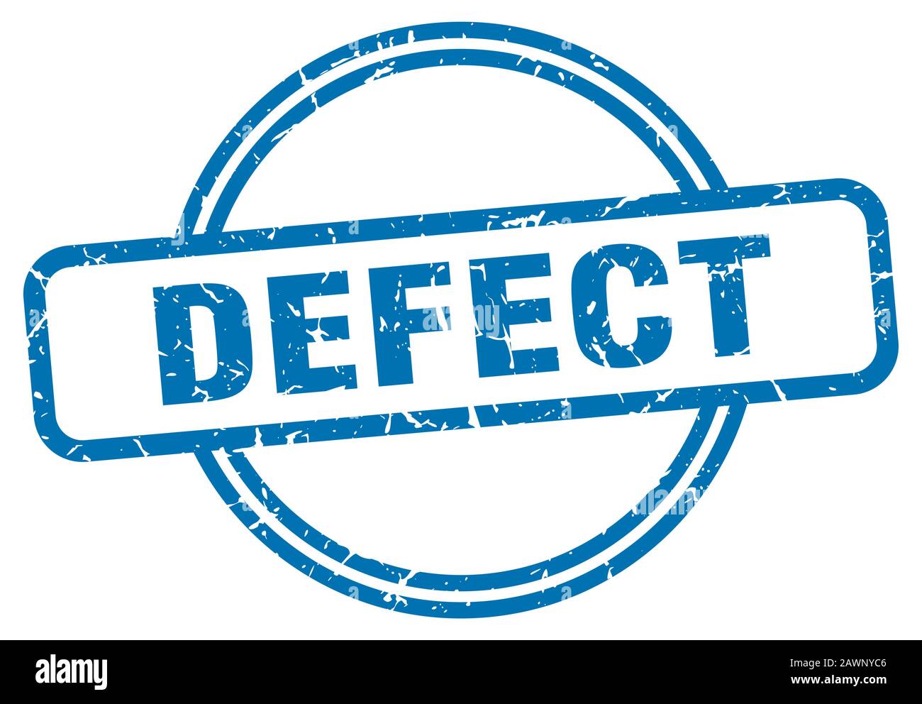 defect stamp. defect round vintage grunge sign. defect Stock Vector ...
