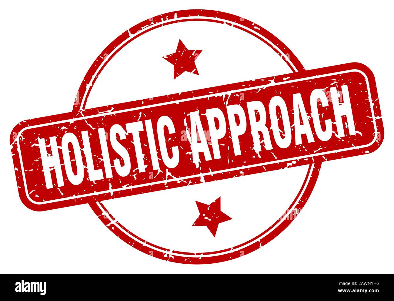 holistic approach stamp. holistic approach round vintage grunge sign. holistic approach Stock ...