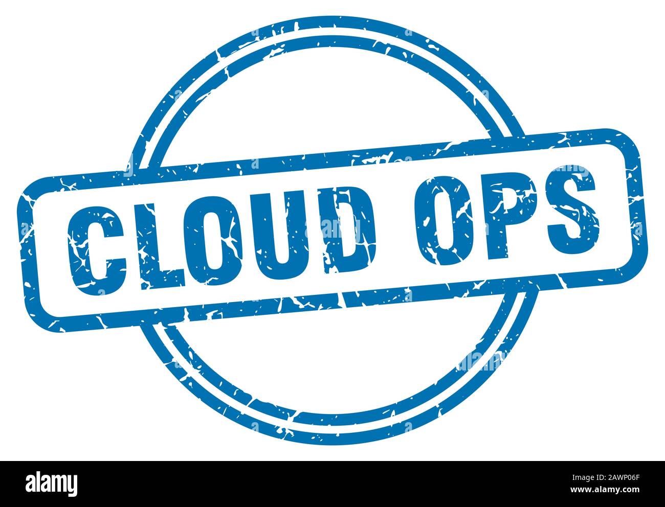cloud ops stamp. cloud ops round vintage grunge sign. cloud ops Stock ...