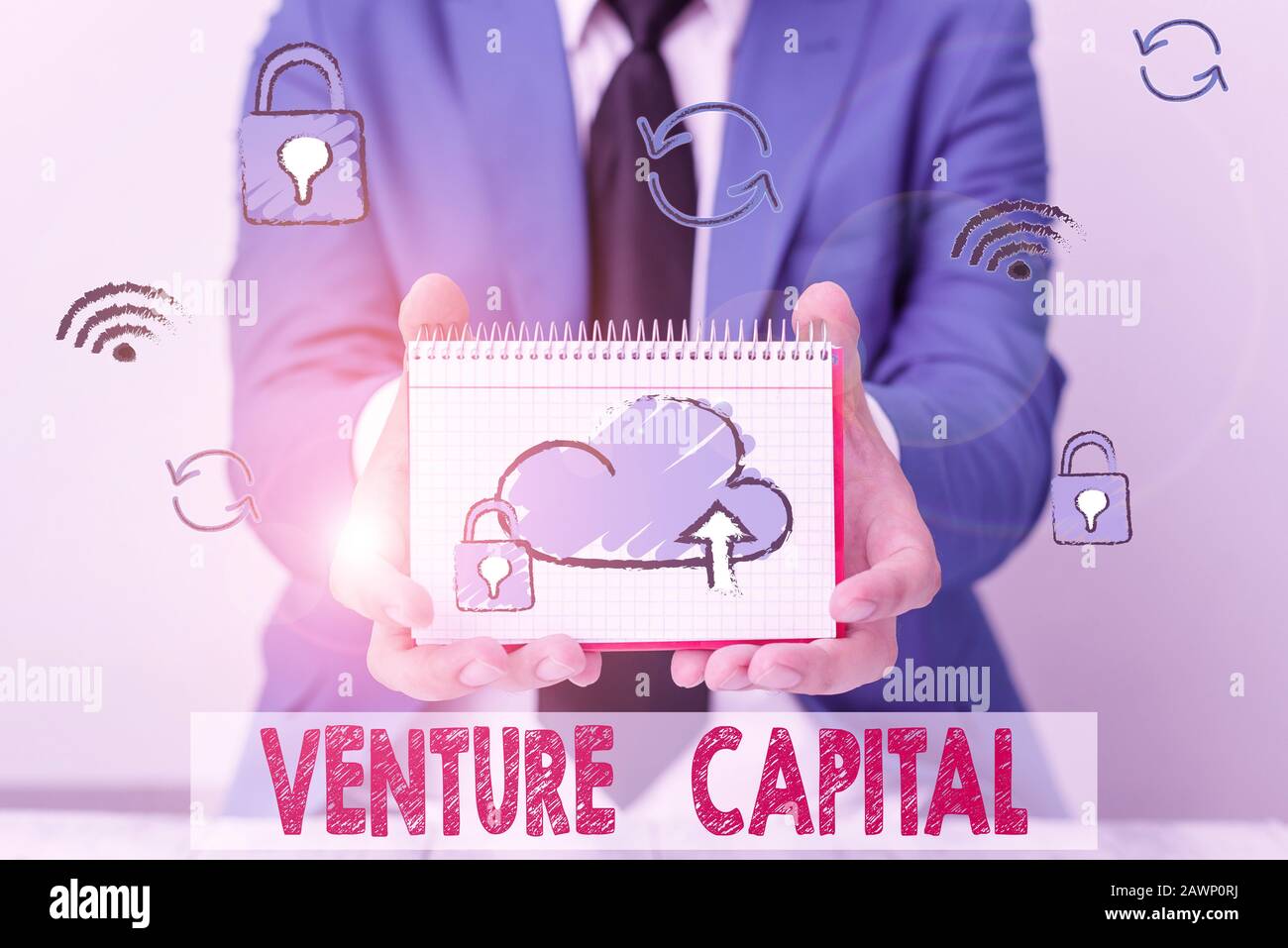 Text sign showing Venture Capital. Business photo text capital invested ...