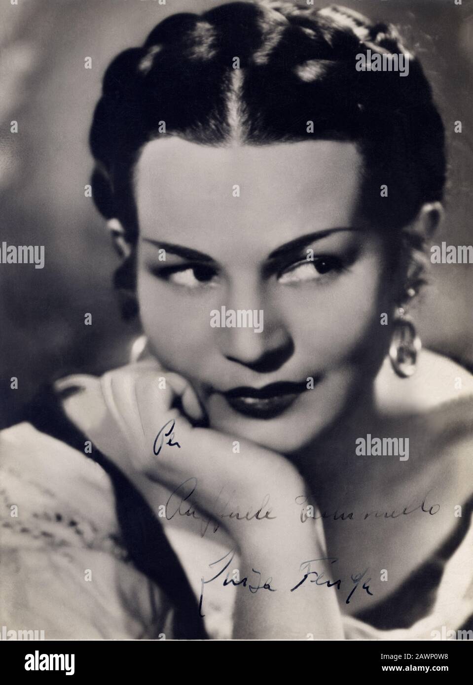 1941, ITALY : The italian fascist Diva actress LUISA FERIDA ( 1914 ...