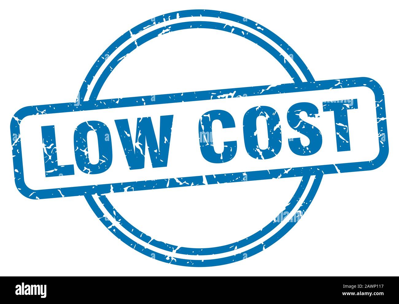 low cost stamp. low cost round vintage grunge sign. low cost Stock ...