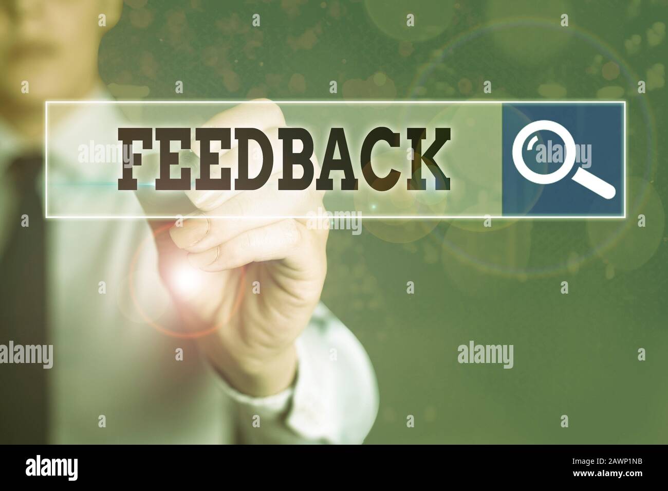 Conceptual hand writing showing Feedback. Concept meaning information ...