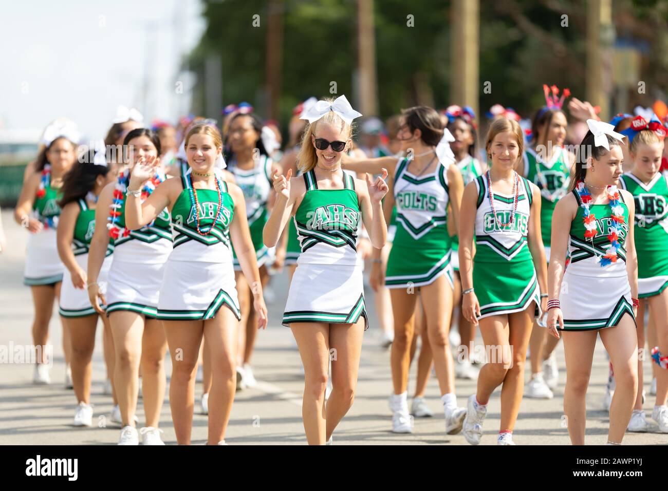 High school cheerleaders dallas hi-res stock photography and images - Alamy