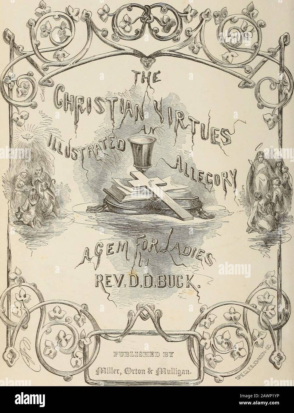 The Christian virtues, personified and exhibited as a divine family ...