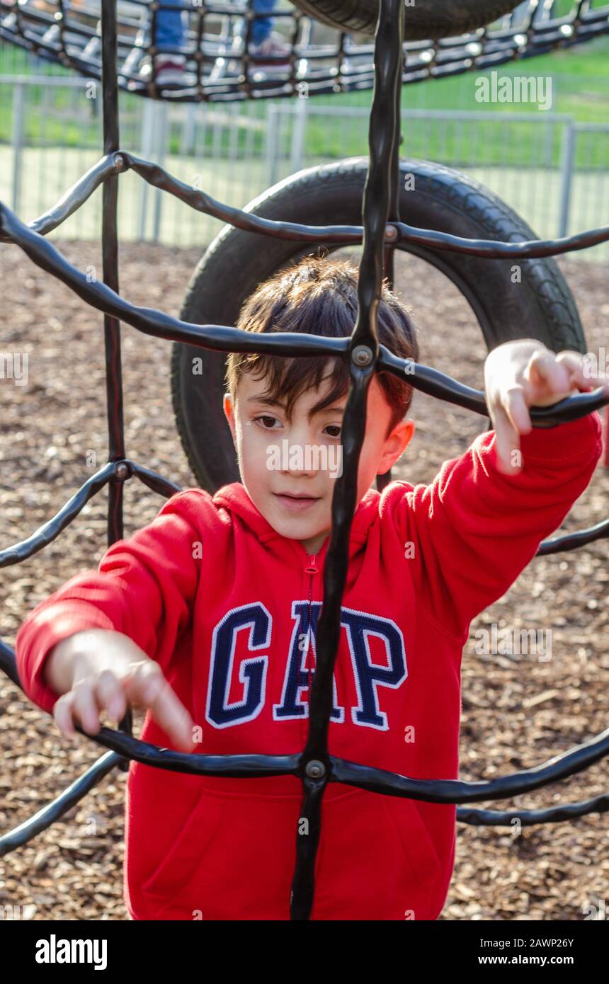 Climb frame hi-res stock photography and images - Alamy