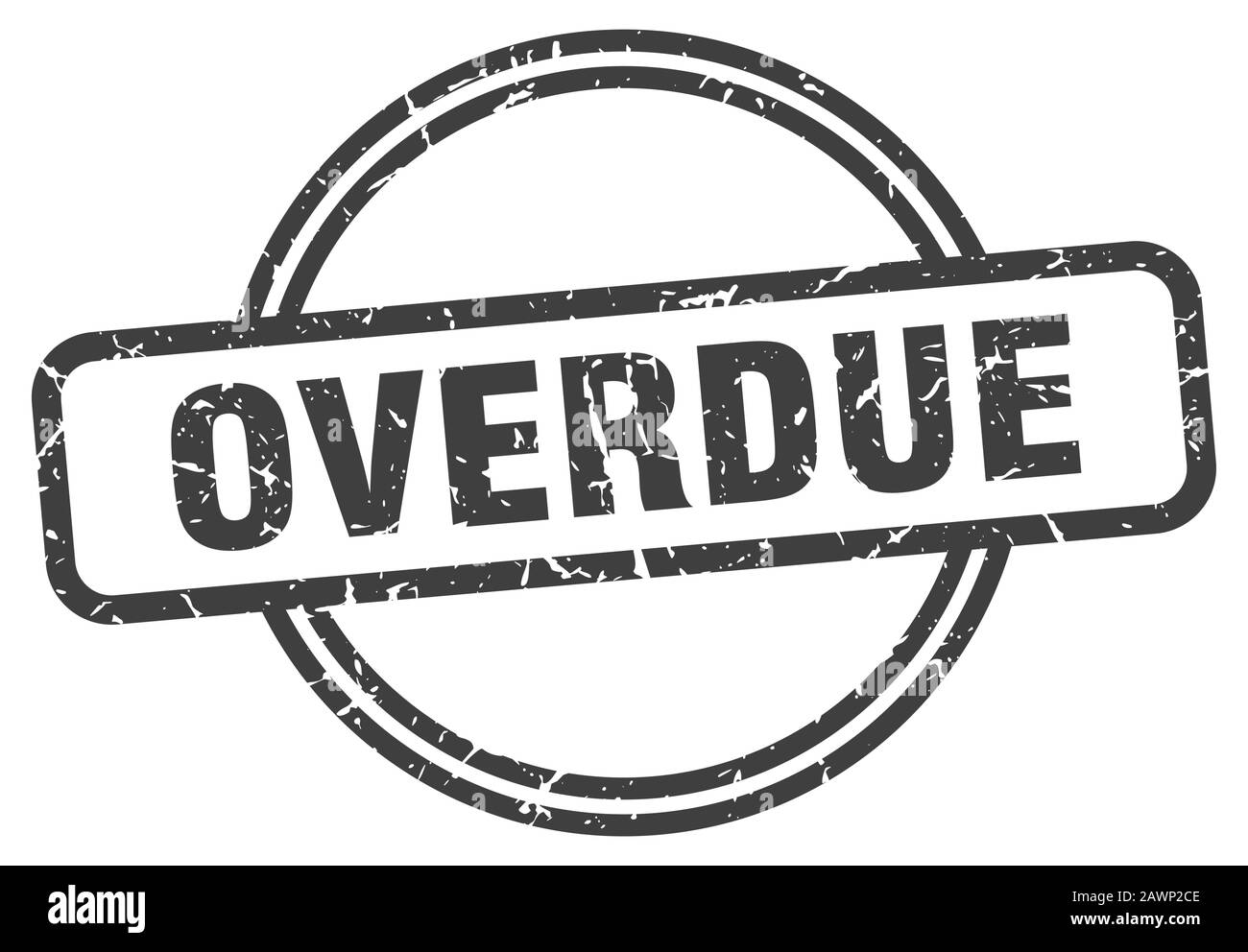 Overdue stamp Black and White Stock Photos & Images - Alamy