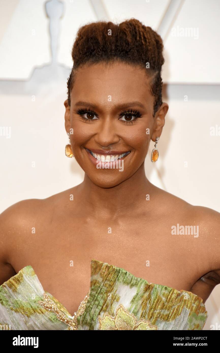 Ryan Michelle Bathe walking on the red carpet at the 92nd Annual ...