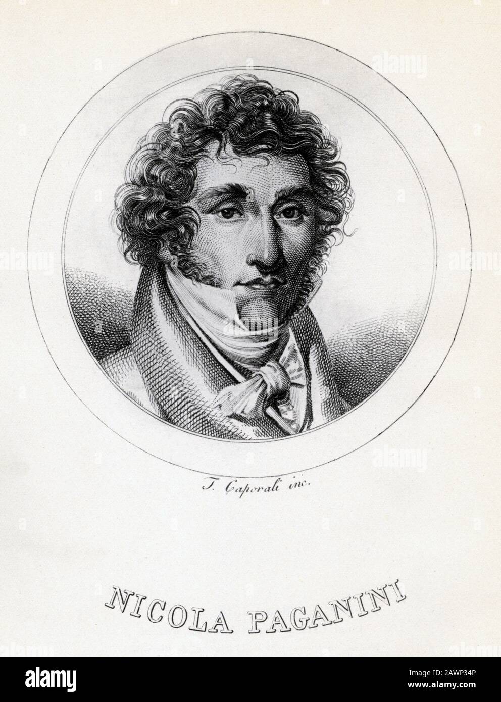 1822 , ITALY : The celebrated italian virtuoso violinist and music ...