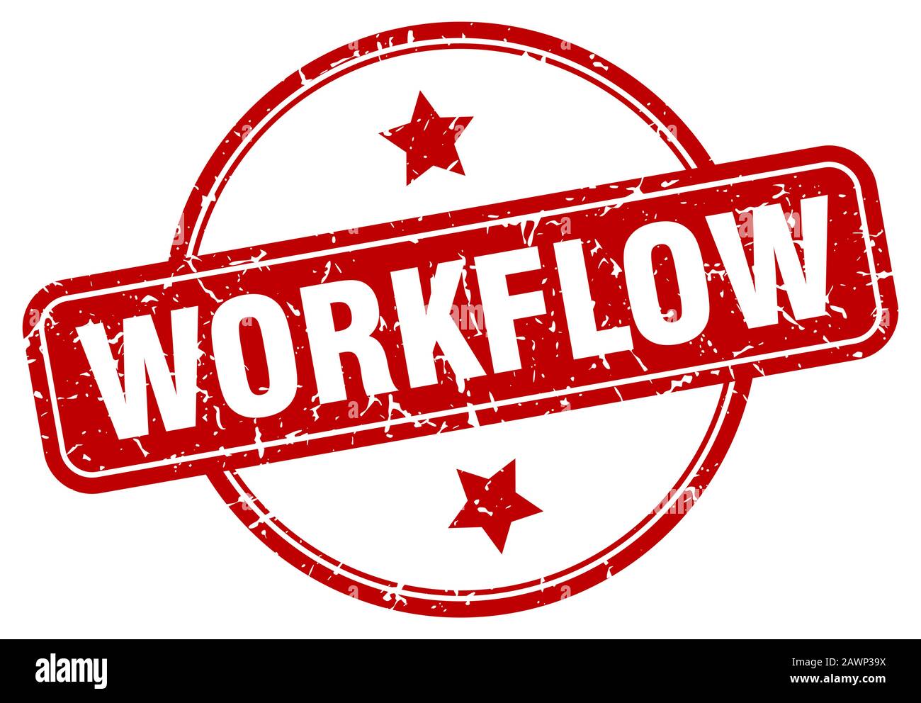 workflow stamp. workflow round vintage grunge sign. workflow Stock ...