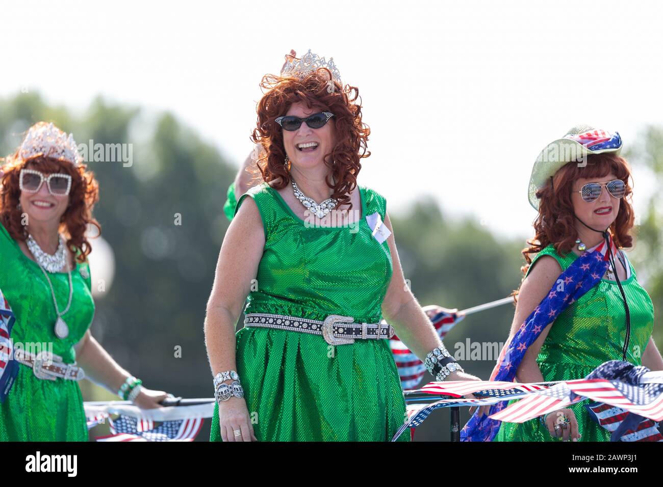 Arlington, Texas, USA - July 4, 2019: Arlington 4th of July Parade, The ...