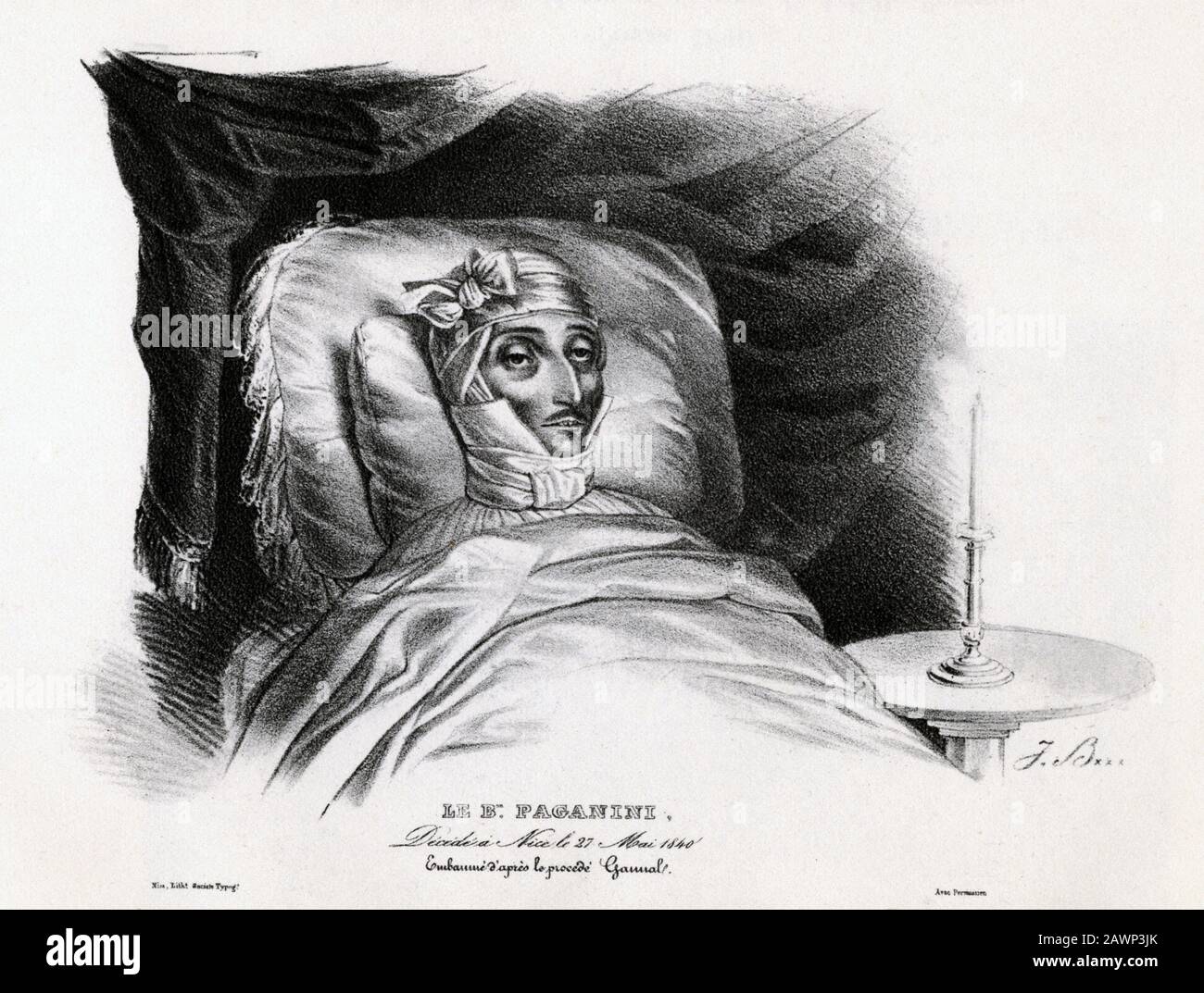 Paganini death hi-res stock photography and images - Alamy