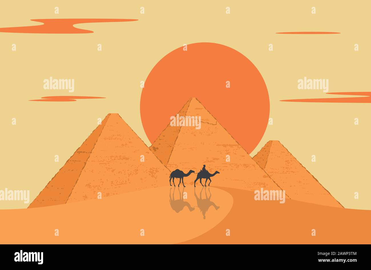 Egypt cairo ancient Stock Vector Images - Alamy