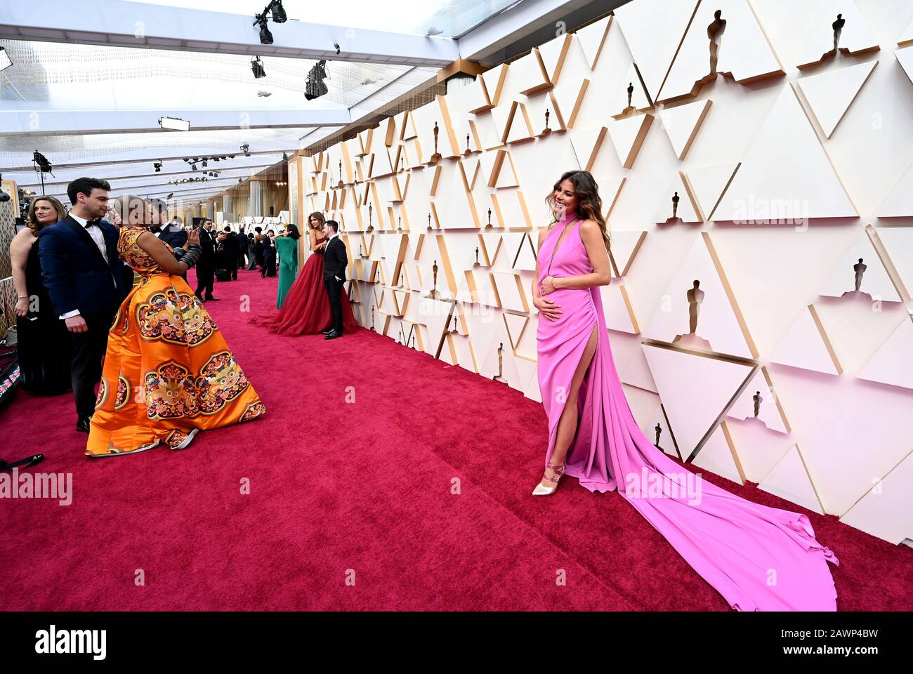 General view of the red carpet at the 92nd Academy Awards held at the ...