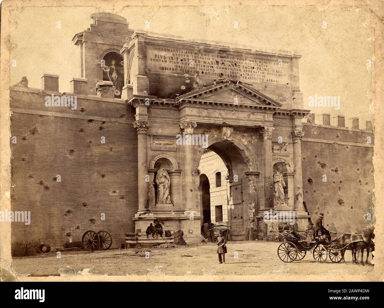 Rome Italy Porta Pia High Resolution Stock Photography and Images - Alamy