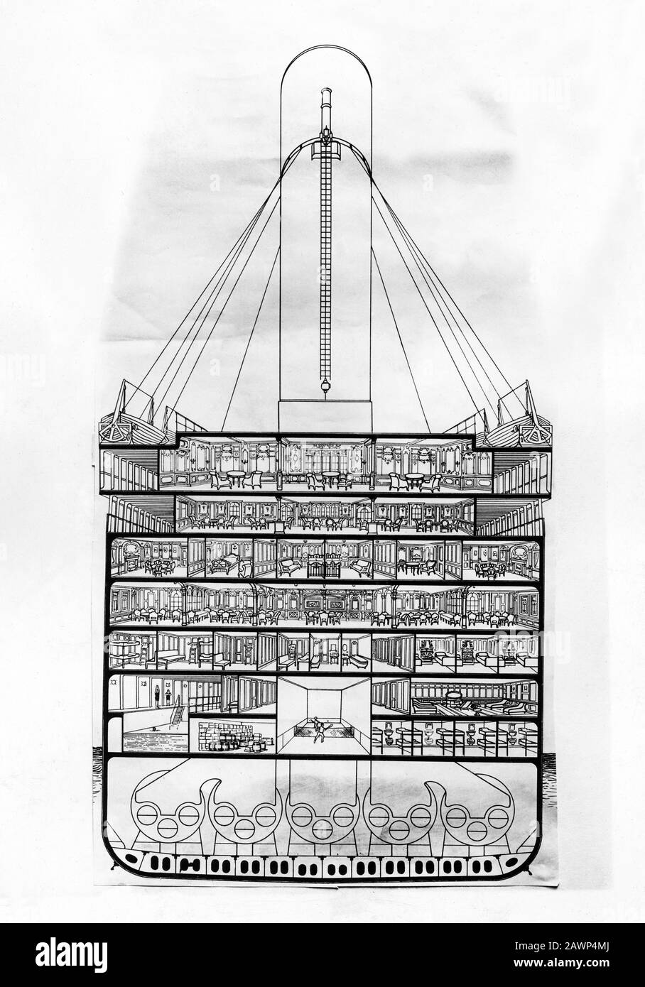 Rms titanic 1911 Black and White Stock Photos & Images - Alamy