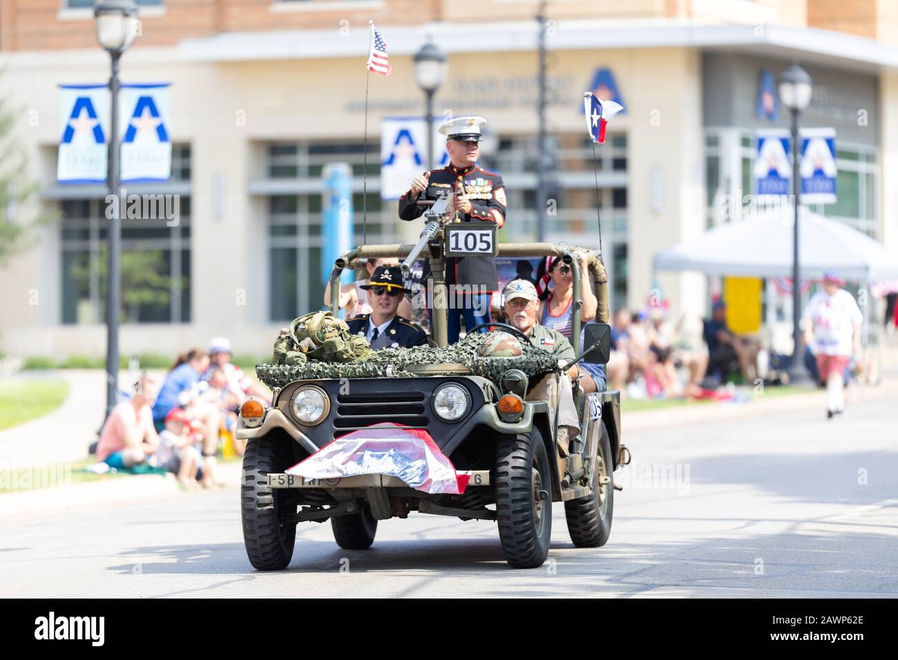 Arlington, Texas, USA - July 4, 2019: Arlington 4th of July Parade ...