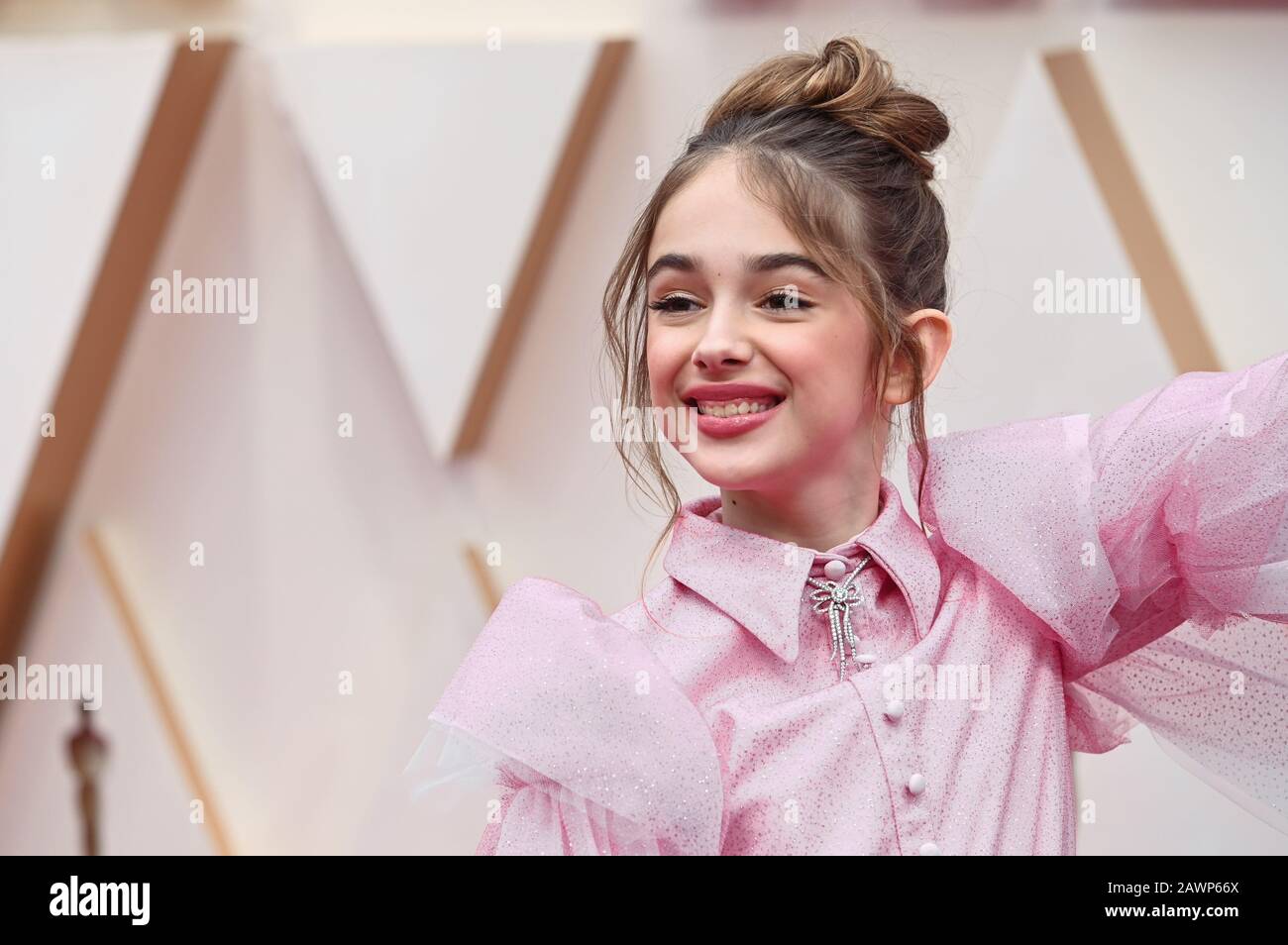Julia Butters walking on the red carpet at the 92nd Annual Academy ...