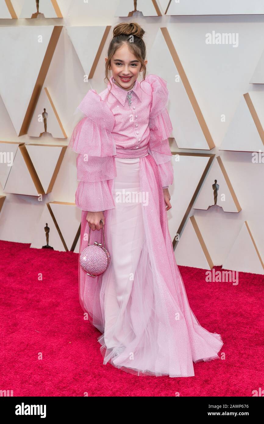 Julia Butters walking on the red carpet at the 92nd Annual Academy ...