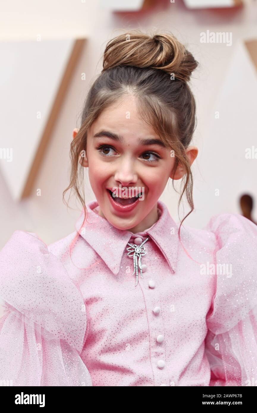 Julia Butters walking on the red carpet at the 92nd Annual Academy ...