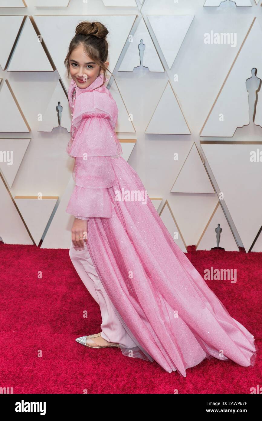 Julia Butters walking on the red carpet at the 92nd Annual Academy ...