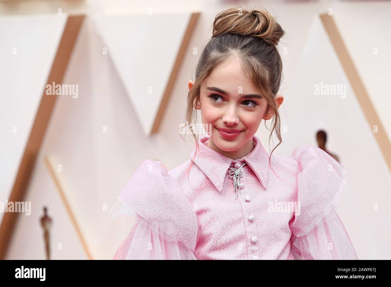 Julia Butters walking on the red carpet at the 92nd Annual Academy ...