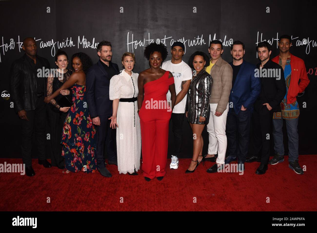Hollywood, California, USA. 08th Feb, 2020. (L-R) Billy Brown, Aja ...