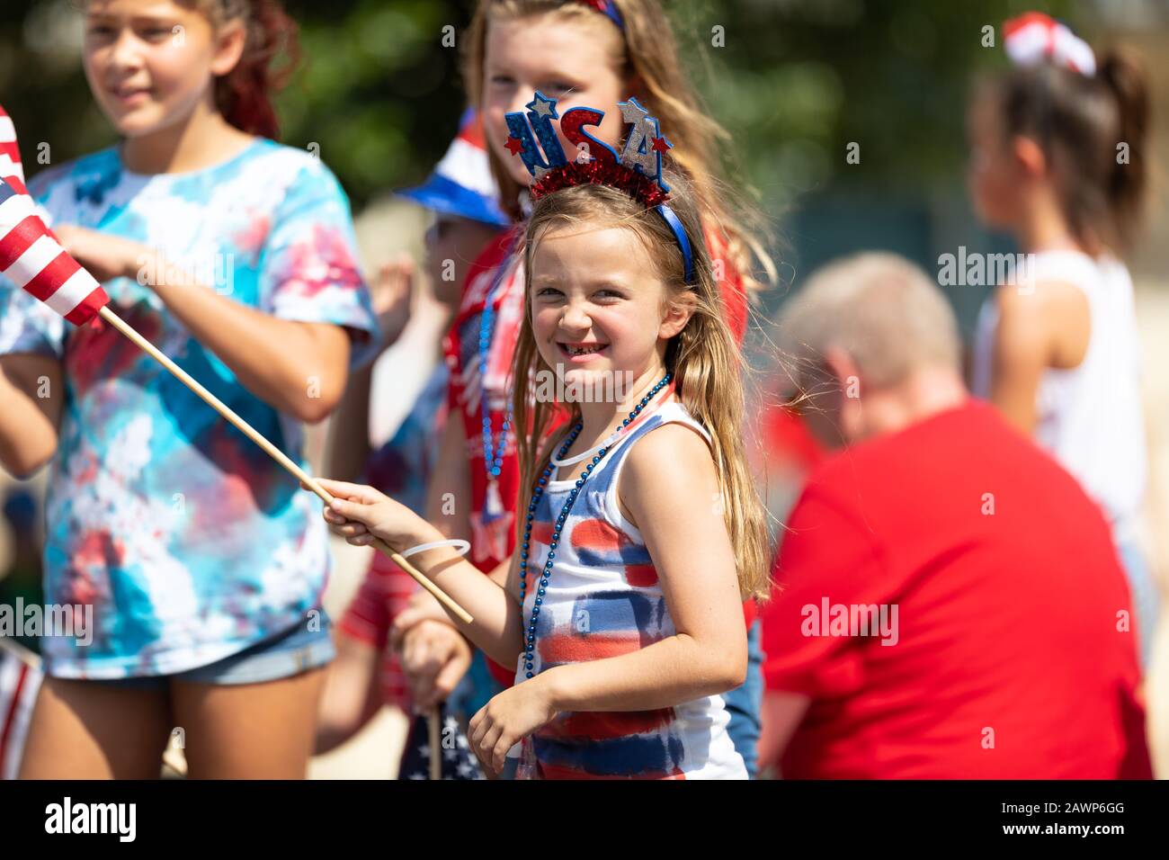 Arlington, Texas, USA - July 4, 2019: Arlington 4th of July Parade ...