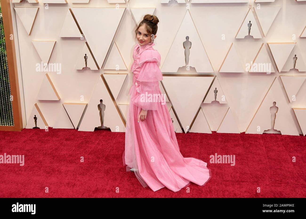 Julia Butters walking on the red carpet at the 92nd Annual Academy ...