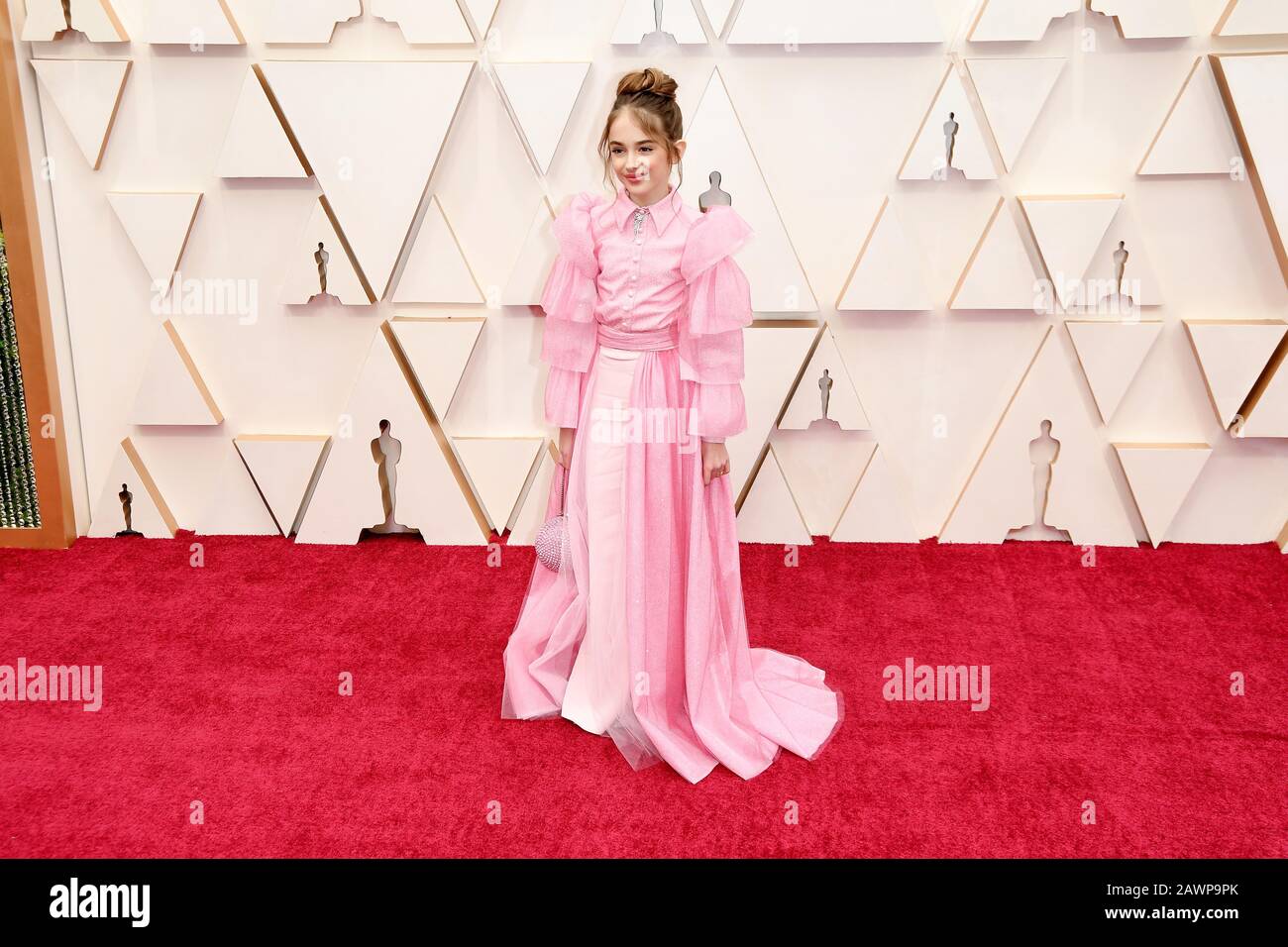 Julia Butters walking on the red carpet at the 92nd Annual Academy ...