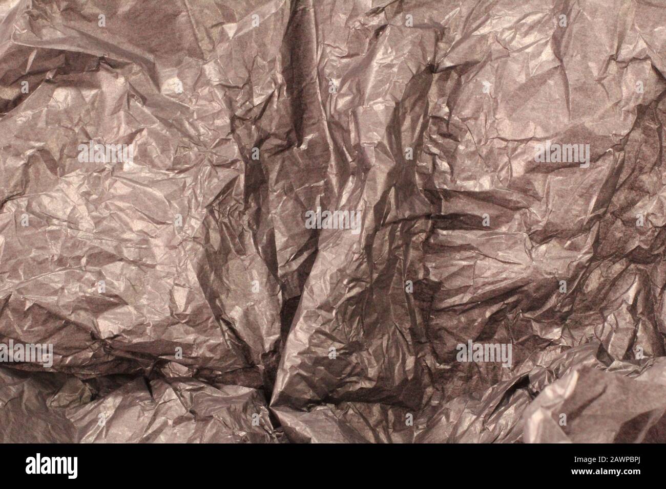 Black Crinkled Tissue Paper Abstract Stock Photo - Alamy