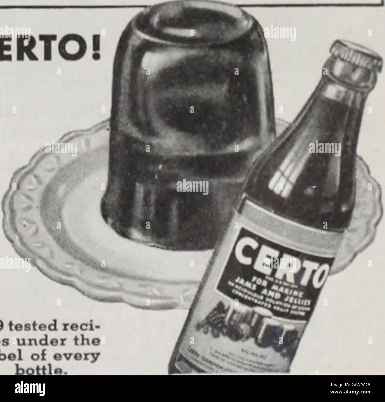 Certo pectin hi-res stock photography and images - Alamy