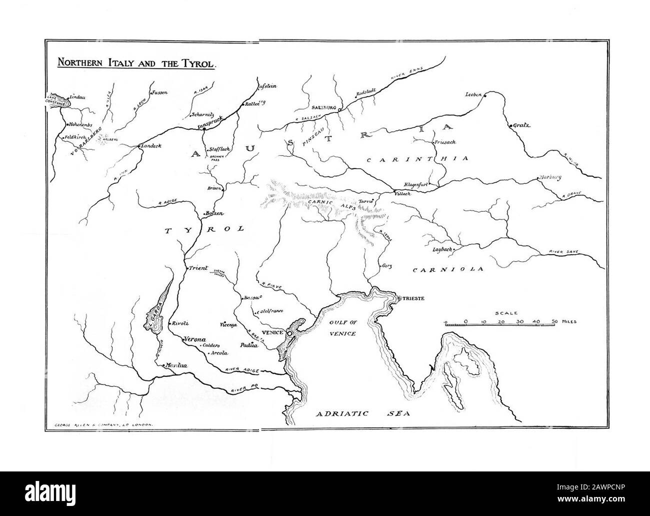 1821 map hi-res stock photography and images - Alamy