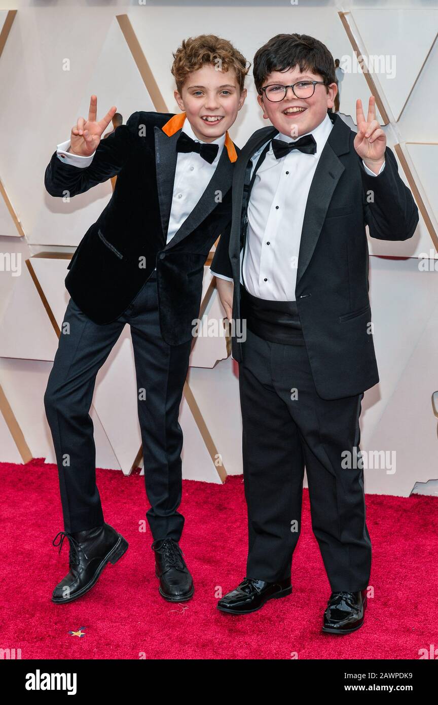 Roman Griffin Davis and Archie Yates walking on the red carpet at the ...