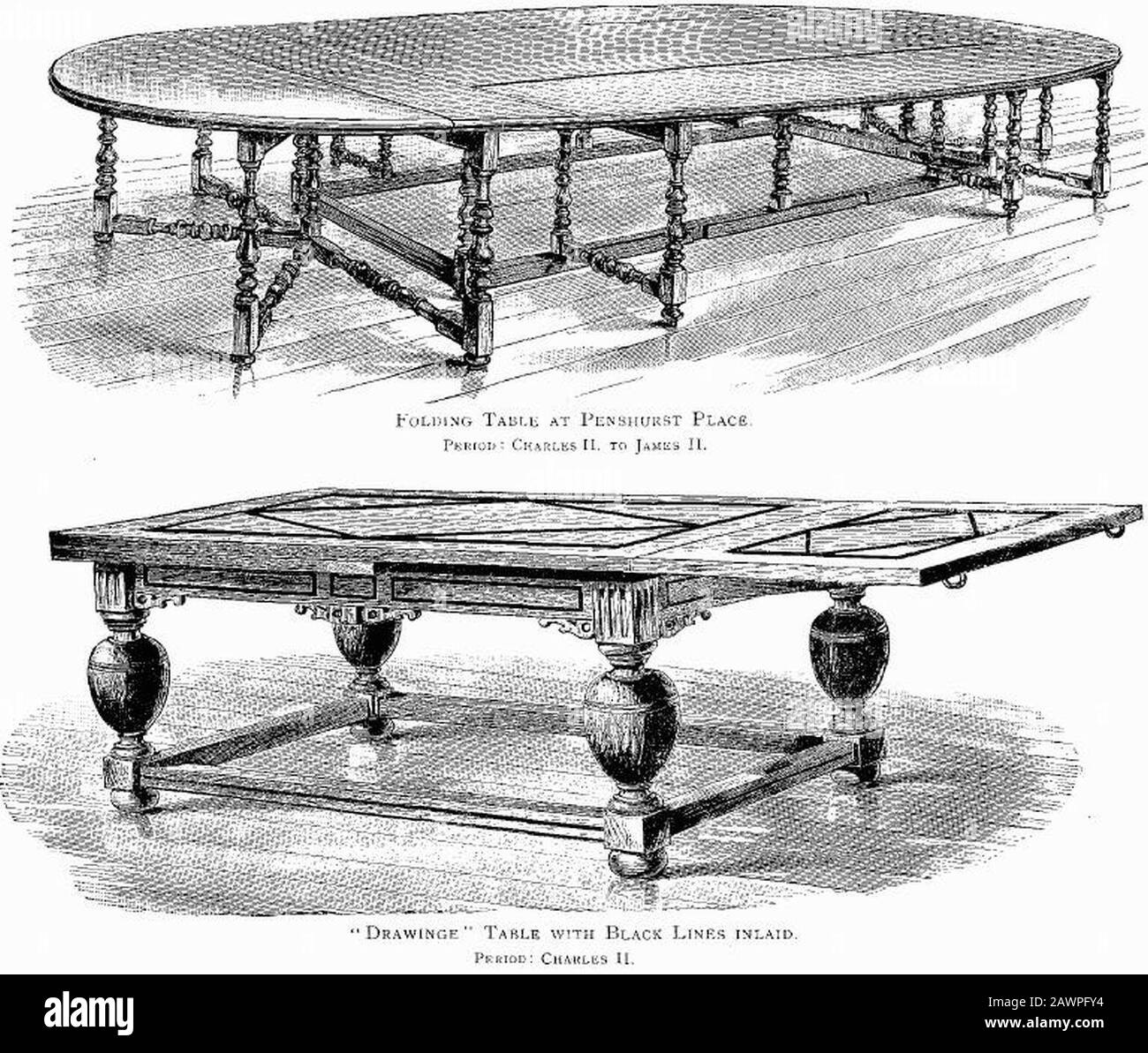 Folding and Drawing Table Stock Photo - Alamy