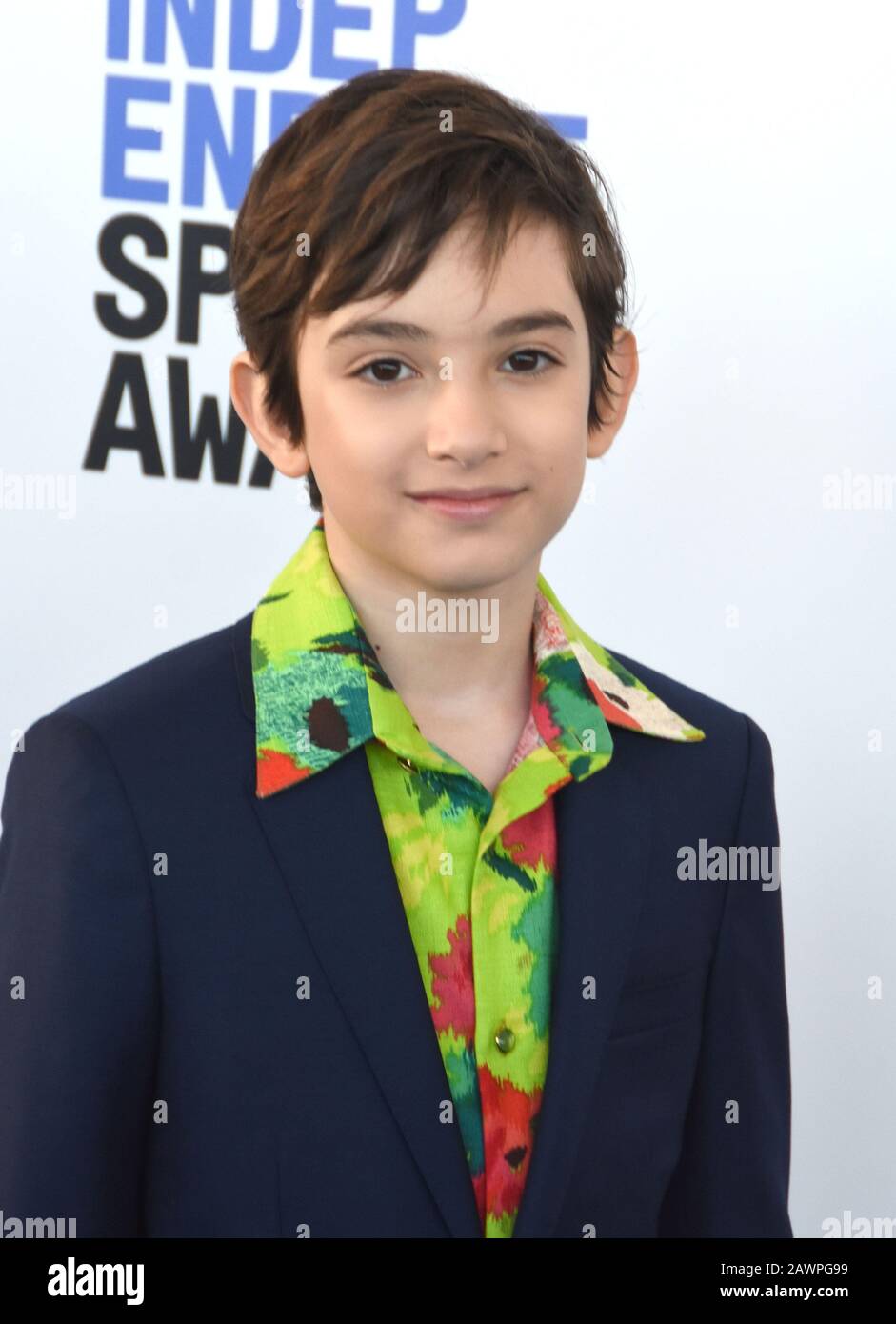 Santa Monica, California, USA 08th February 2020 Actor Azhy Robertson ...