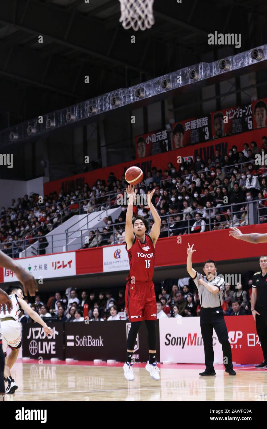Tokyo, Japan. 9th Feb, 2020. Joji Takeuchi (Alvark Tokyo) Basketball ...