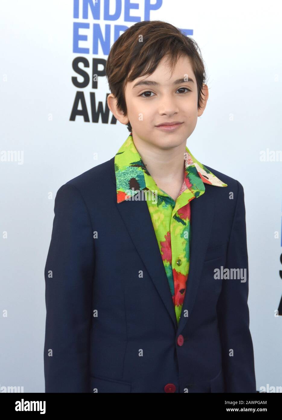 Santa Monica, California, USA 08th February 2020 Actor Azhy Robertson ...