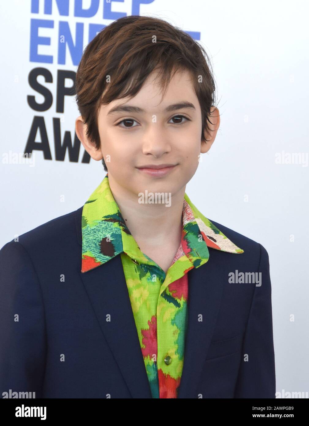 Santa Monica, California, USA 08th February 2020 Actor Azhy Robertson ...