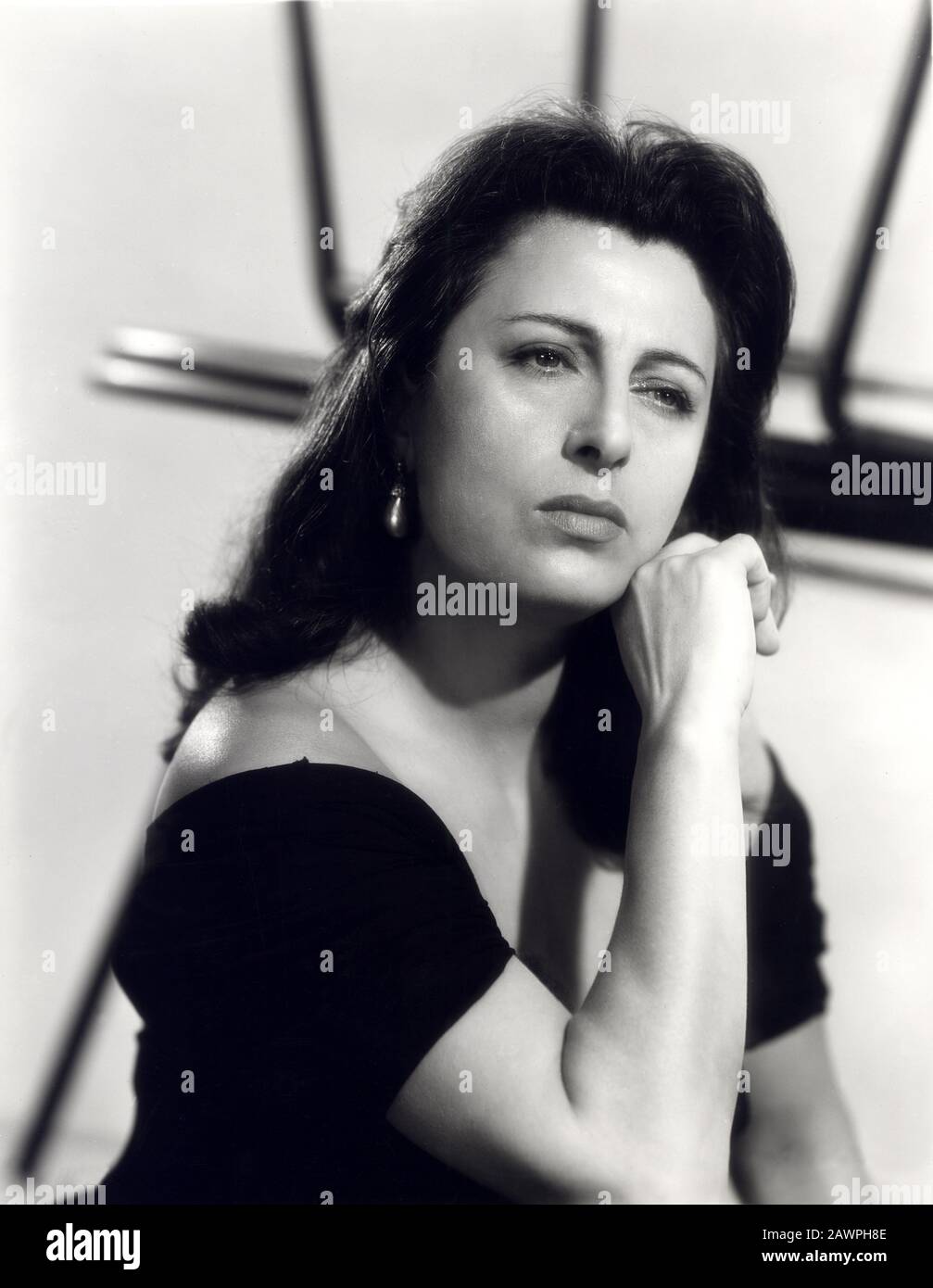 1955 , USA : The italian movie actress ANNA MAGNANI ( 1908 - 1973 ), in ...