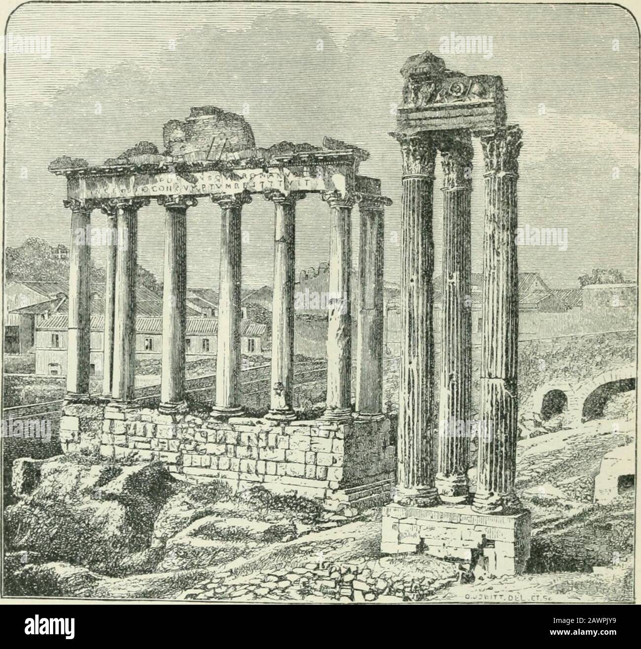 A day in ancient Rome; being a revision of Lohr's "Aus dem alten Rom ...