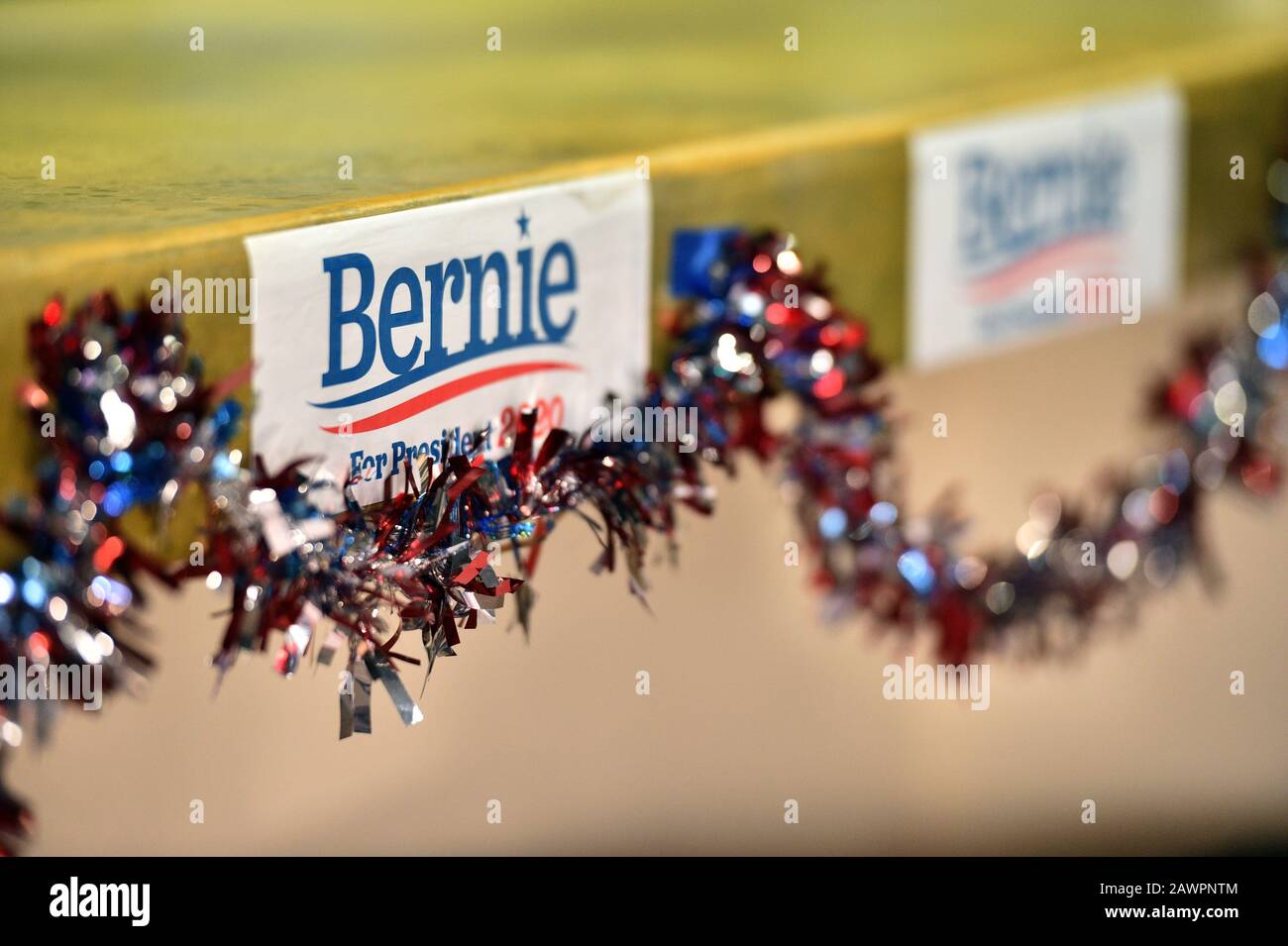 Las Vegas, Nevada, USA. 9th Feb, 2020. Bumper stickers for Democratic ...